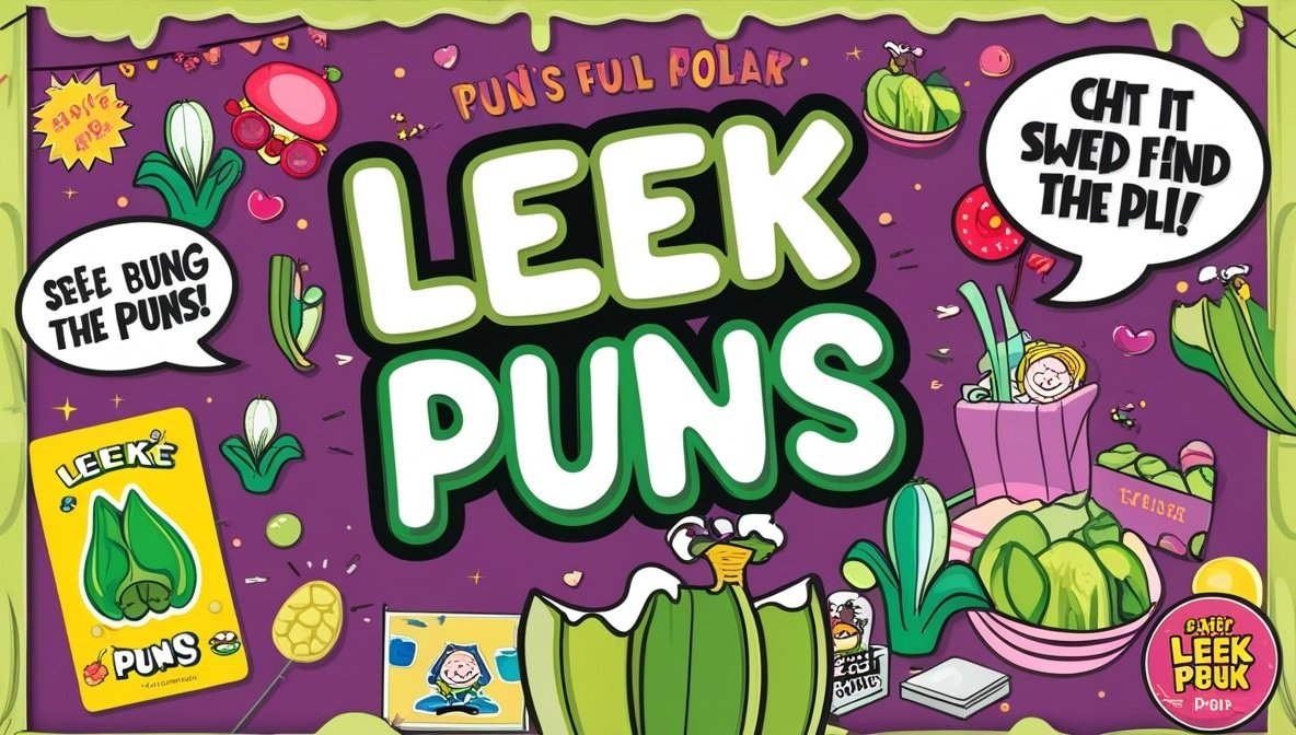 190 Leek Puns That Will Make You Cry with Laughter! - PunsZ
