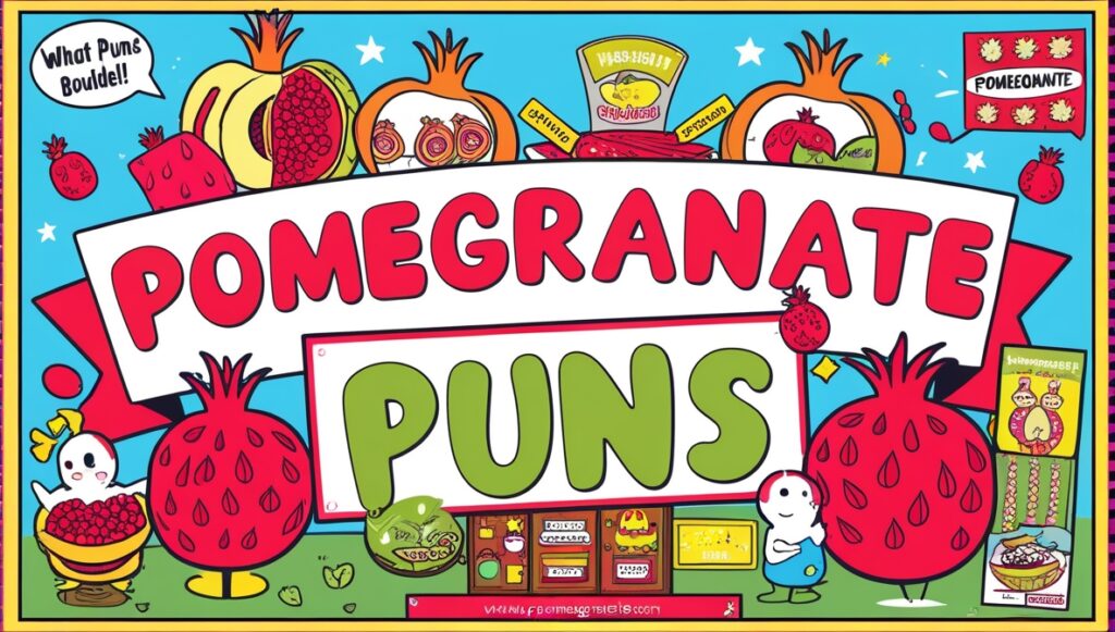 155 Pomegranate Puns That Burst with Fun! - PunsZ